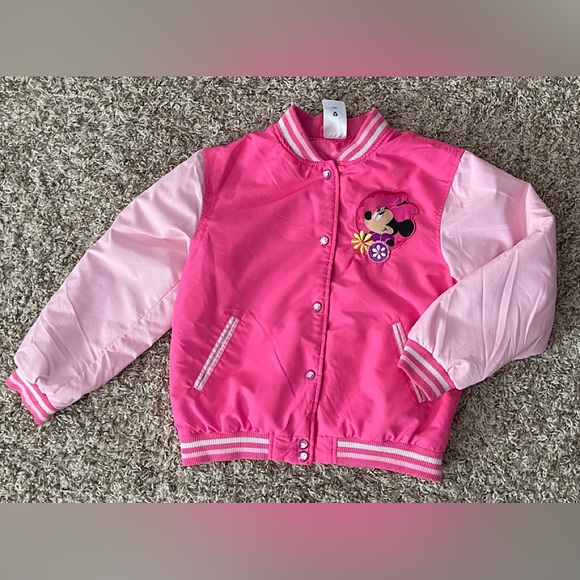 Disney | Jackets & Coats | Varsity Style Minnie Mouse Jacket | Poshmark